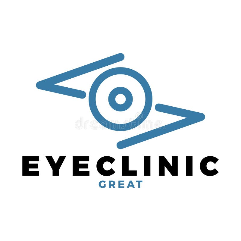 Eye Clinic Icon Logo Design Template Stock Vector - Illustration of ...