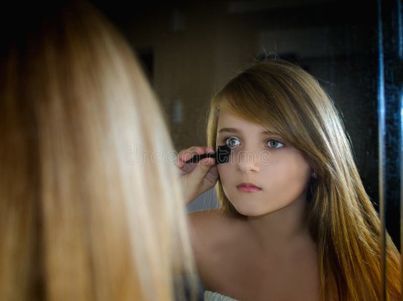 Eye color stock image. Image of bathroom, hair, bright - 48234017