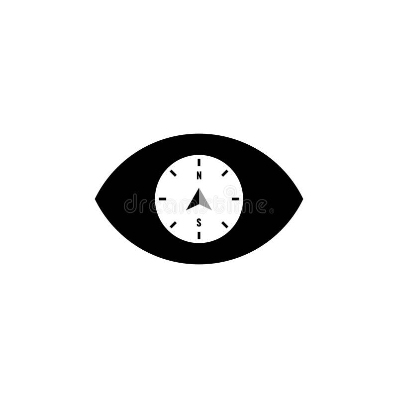 Eye Compass Vector Design Template Illustration Stock Vector ...
