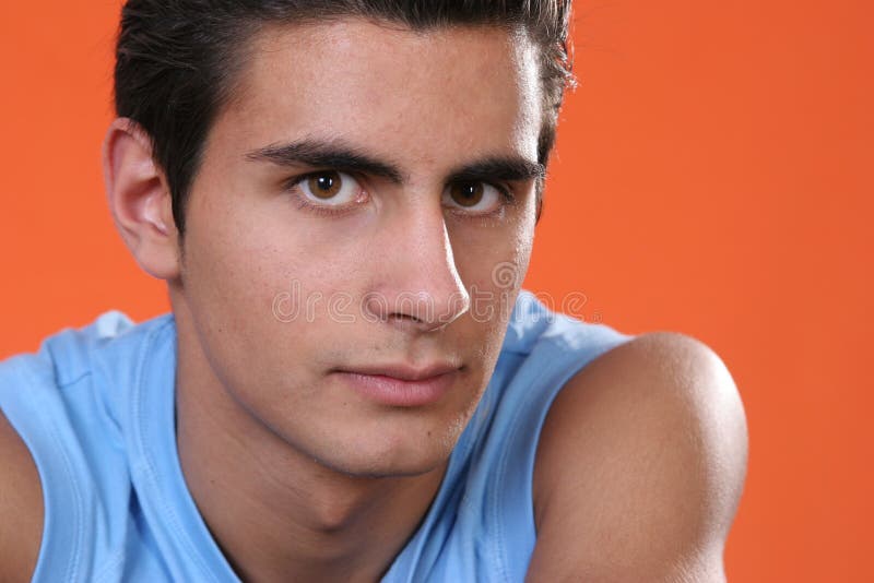 Eye Contact stock image. Image of portrait, portraits, unshaved - 738449