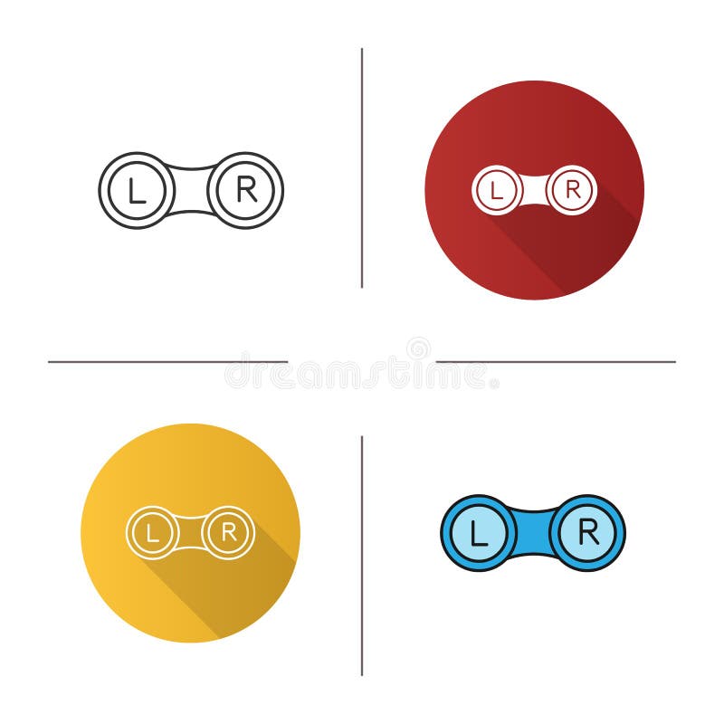 Eye contact lens box icon stock vector. Illustration of design - 197601410