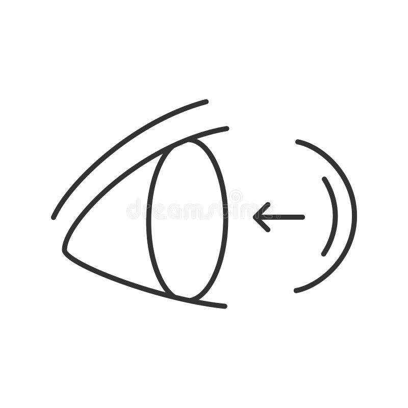 Eye Contact Lenses Removing Instruction Color Icon Stock Vector
