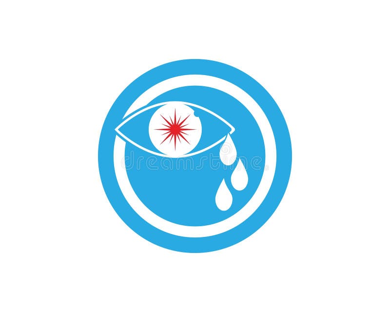Eye cry logo vector stock vector. Illustration of icon - 127357257