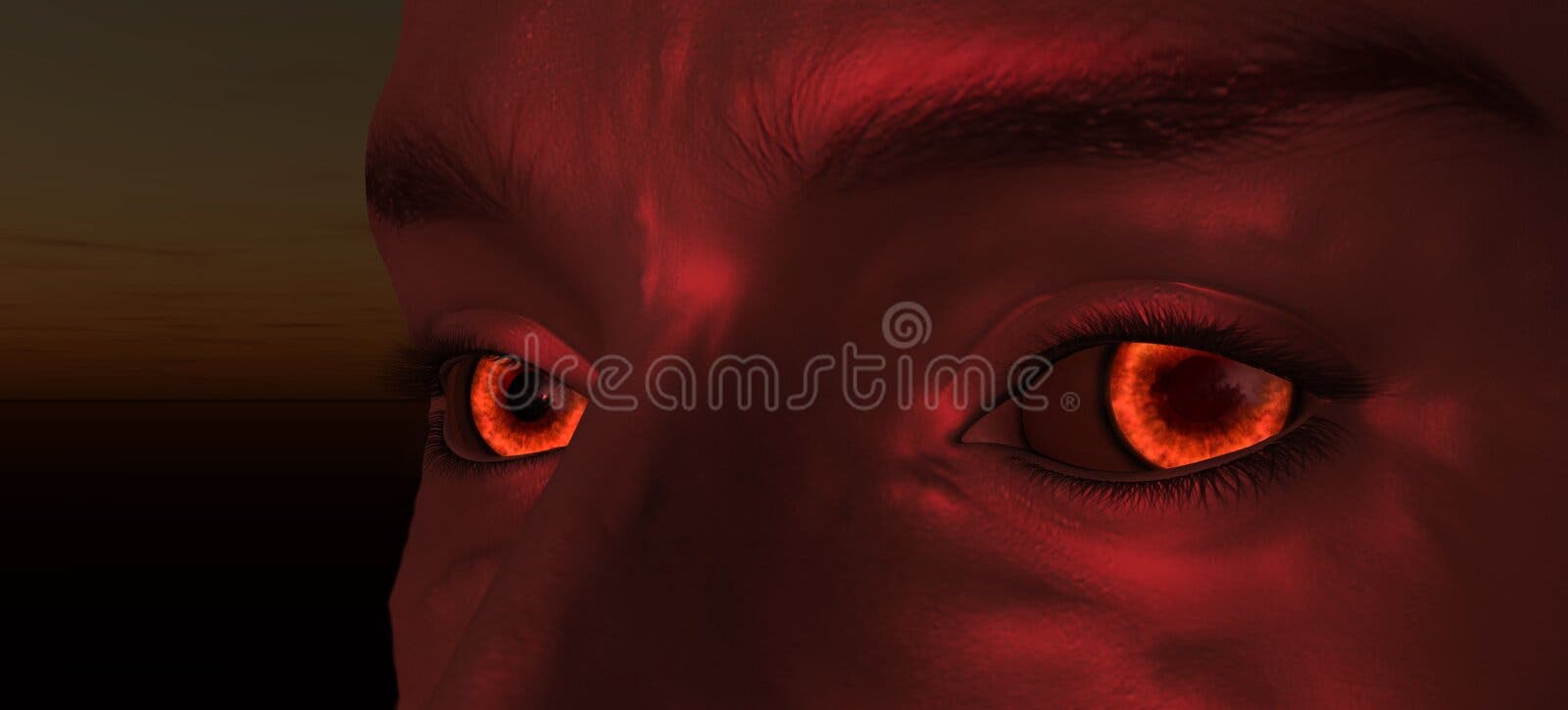 Demon eyes stock illustration. Illustration of devilish - 55593166