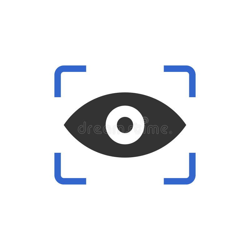 Eye detection icon design stock vector. Illustration of internet ...