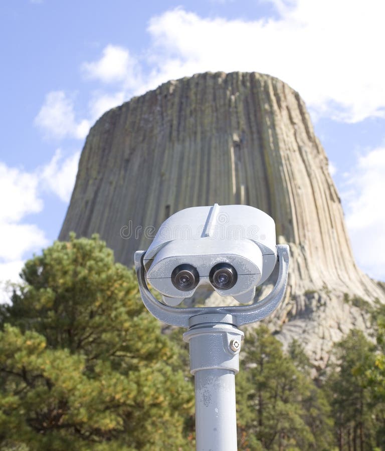 Eye on Devils Tower stock image. Image of national, optic - 11534199