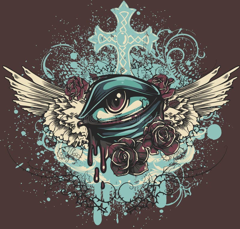 Eye Devils Vector Illustration Download Stock Vector - Illustration of ...