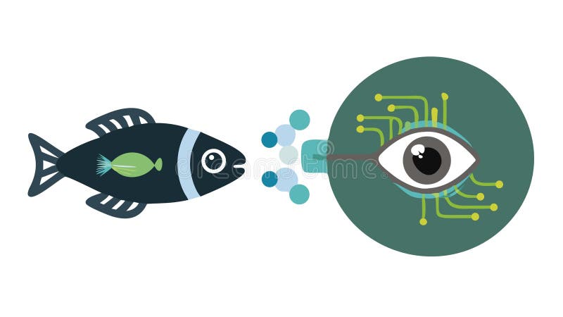 Eye with Digital Target, Future Vision Security Tech Vector, Vector ...