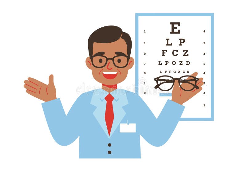 Optometrist Clipart. stock image. Illustration of visual - 359346583