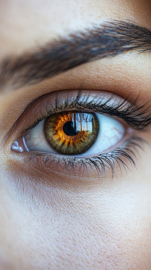 An Eye Doctor Uses a Slit Lamp To Examine a Patient S Eye, Using a ...
