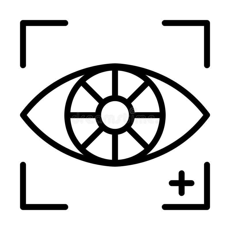 Eye Doctor Vision Enhancement Icon Stock Illustration - Illustration of ...