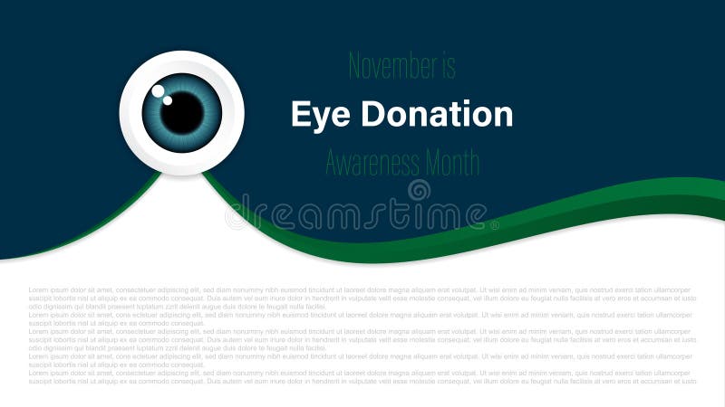 Eye Donation Awareness Month, Vector Illustration Stock Illustration ...