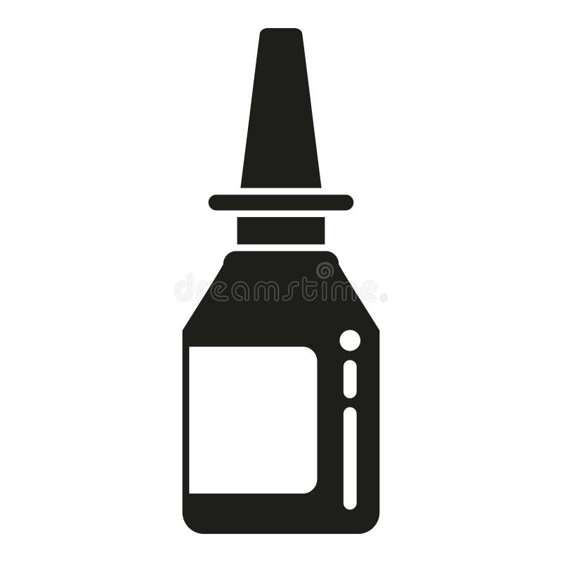 Eye Dropper Bottle Icon Simple Vector. Clinic Test Stock Vector ...