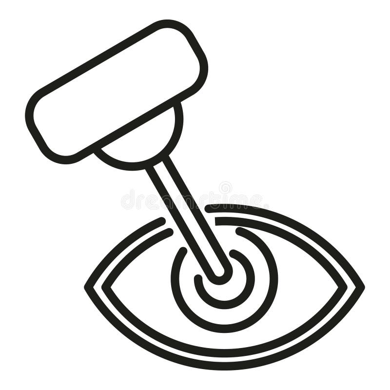 Eye Dropper Icon Outline Vector. Test Eye Stock Illustration ...