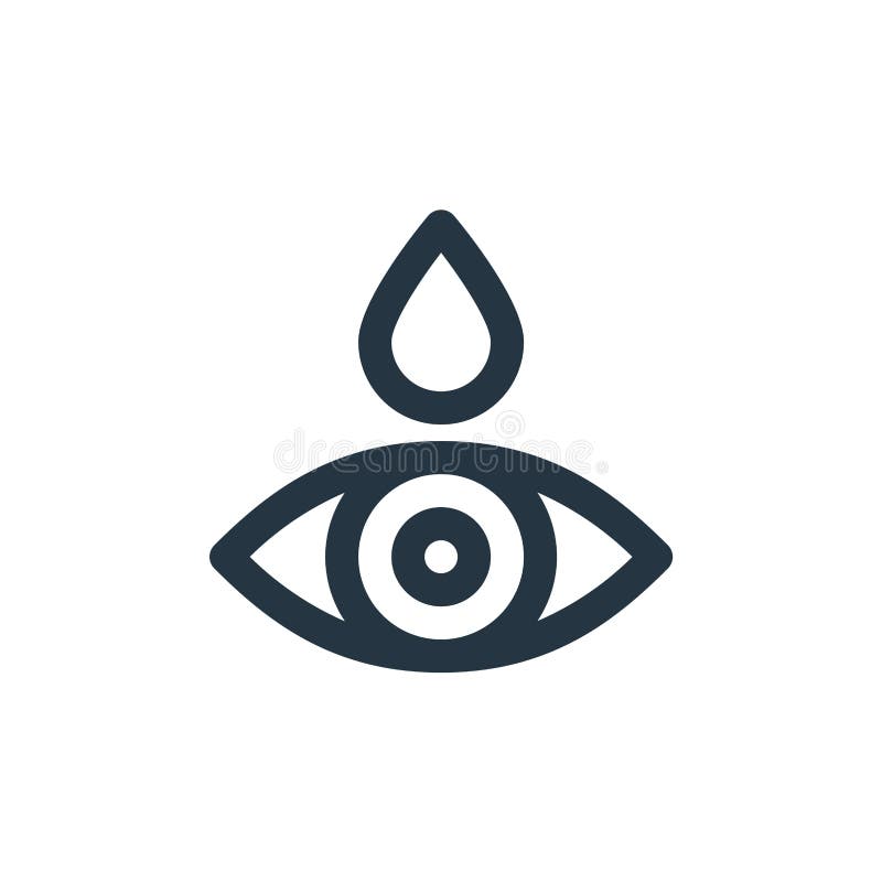 Eye Dropper Vector Icon. Eye Dropper Editable Stroke Stock Vector ...