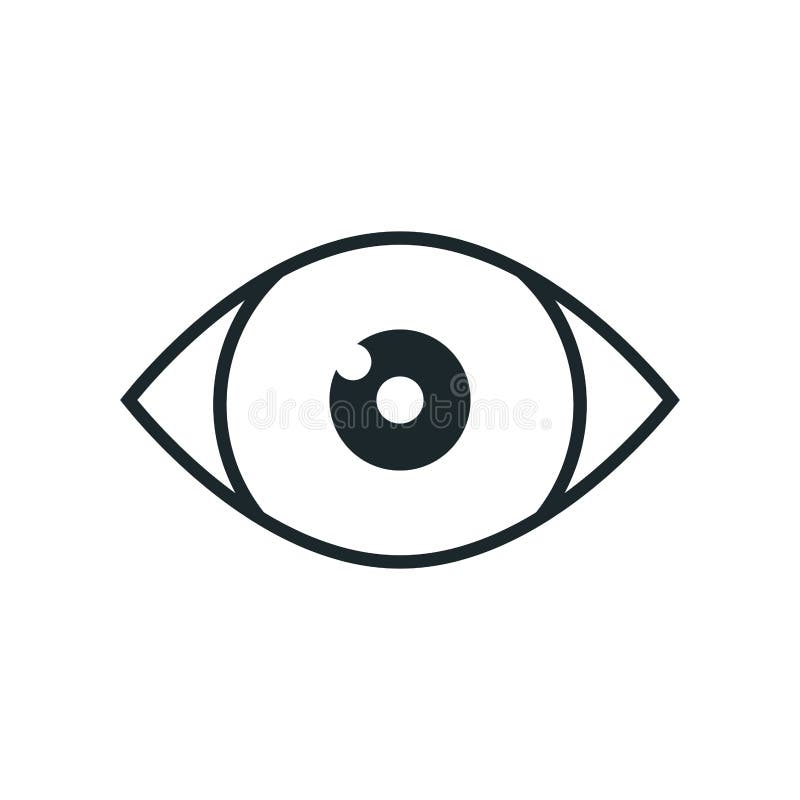 Eye emblem icon image stock vector. Illustration of eyeball - 82379800