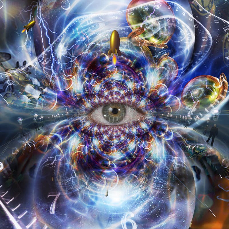 The Eye of Eternity stock illustration. Illustration of created - 152730365