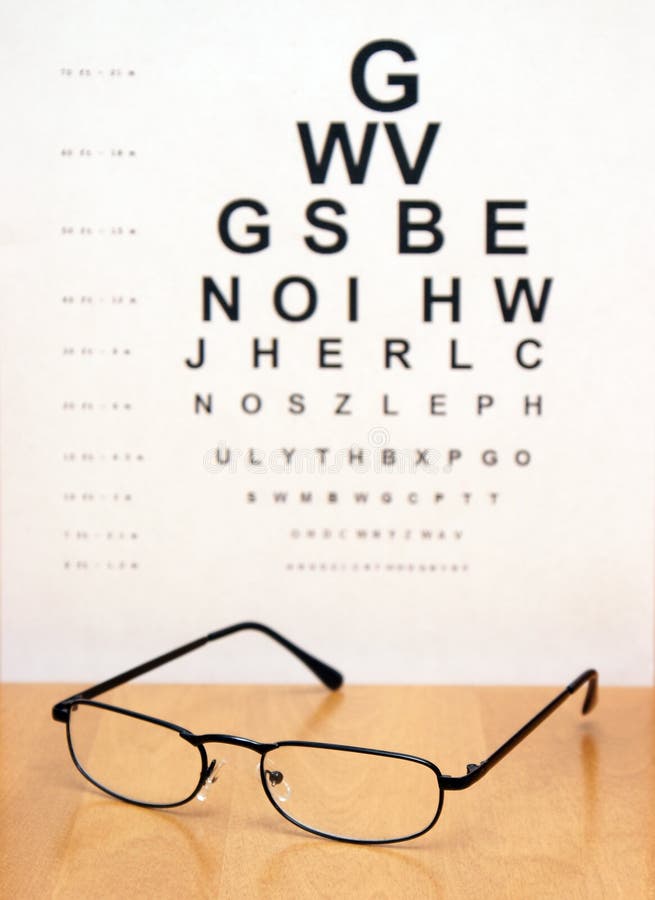 Eye chart test stock image. Image of conceptual, test - 31564505