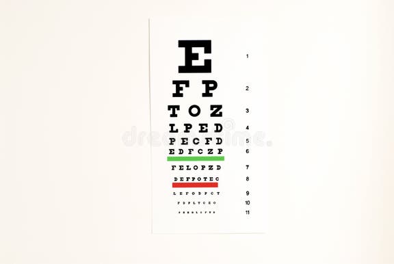 Eye exam chart stock image. Image of exam, glass, test - 10527623