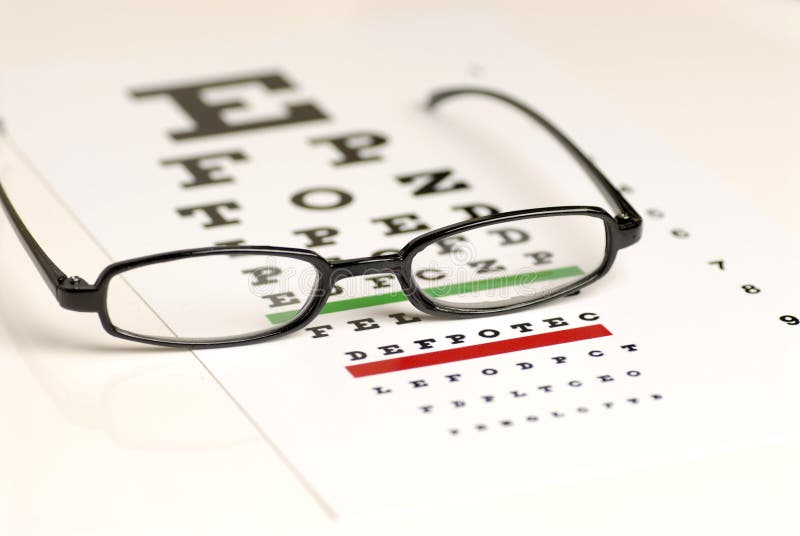Eye exam chart stock photo. Image of medical, optometrist - 10531100