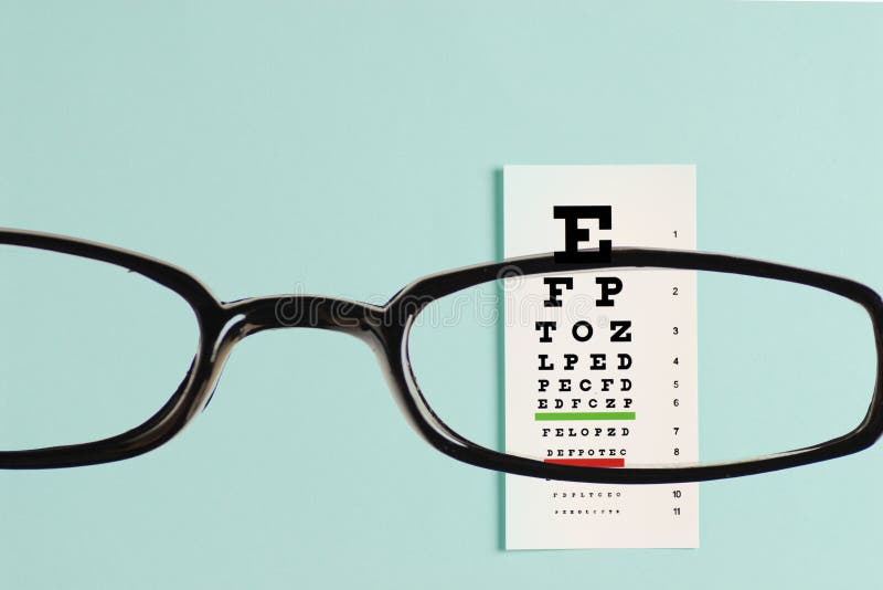 Eye exam chart stock photo. Image of opthalmology, glass - 10531166