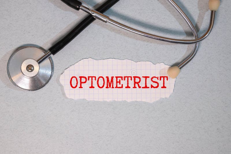 Eye Exam Chart Isolated on a White Background Stock Photo - Image of ...