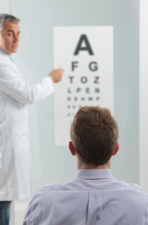 Eye exam stock image. Image of adult, oculist, people - 34620073