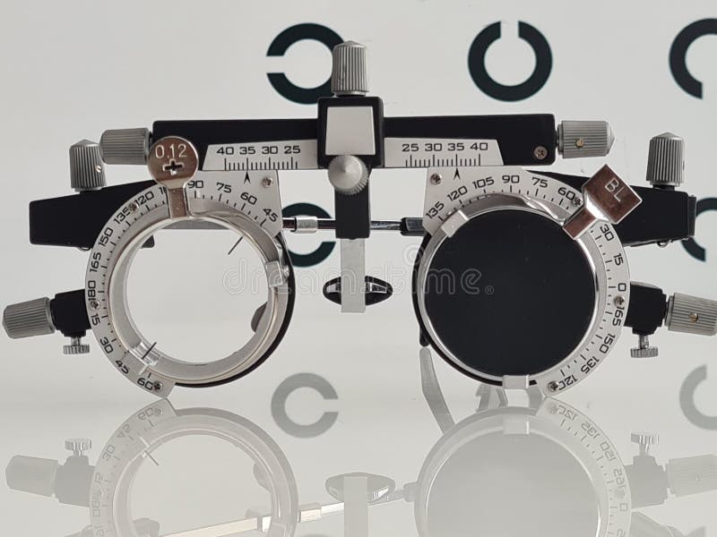 Selection of Glasses Optics Model of Human Eye Optometric Table ...