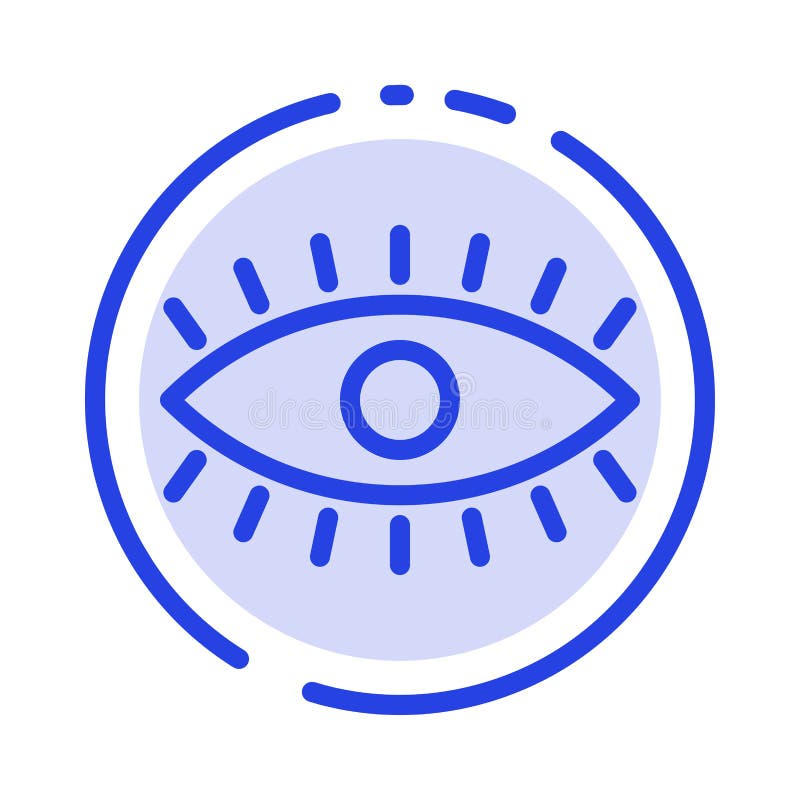 Eye, Eyes, Watch, Design Blue Business Logo and Business Card Template ...