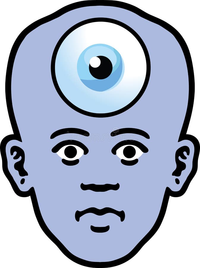 Eye Face stock vector. Illustration of optical, ball - 23108377