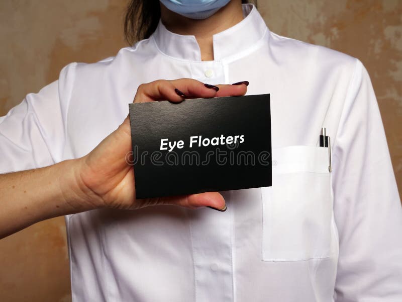 Eye Floaters Phrase on the Sheet Stock Photo - Image of symptoms ...