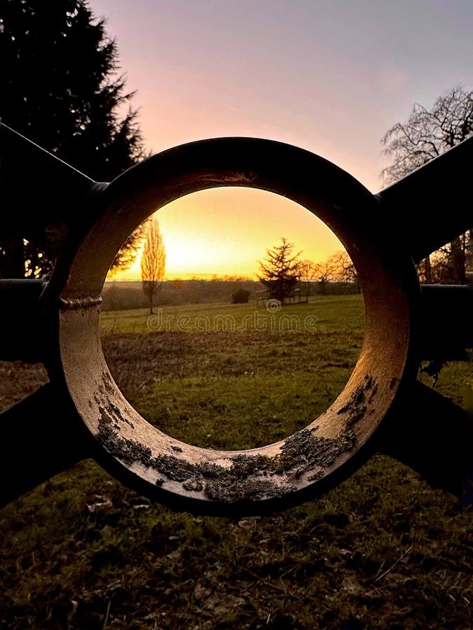 Eye of the Gate stock image. Image of sunset, gates - 269558771