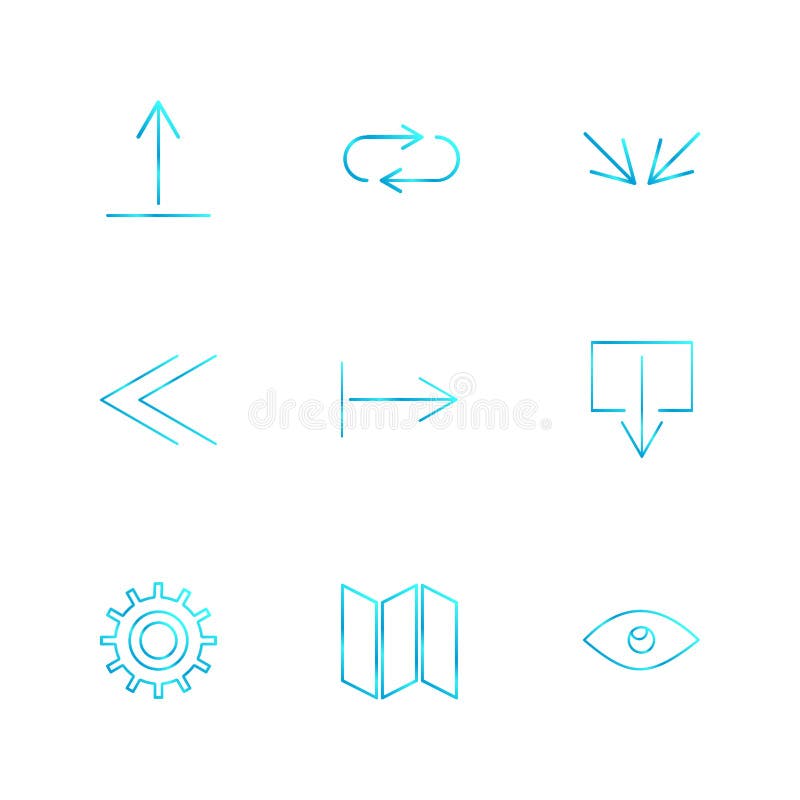 Eye Directions Stock Illustrations – 135 Eye Directions Stock ...