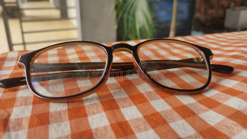 An Eye Glasses Left on Table Stock Image - Image of spring, cool: 222242671