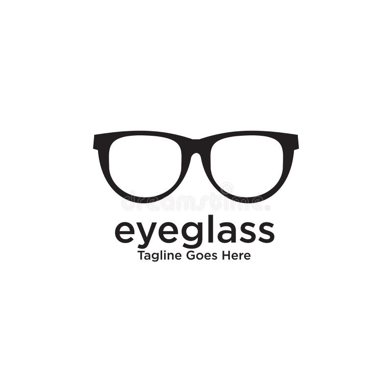 Eye Glasses Logo Design Vector Template Stock Vector - Illustration of ...