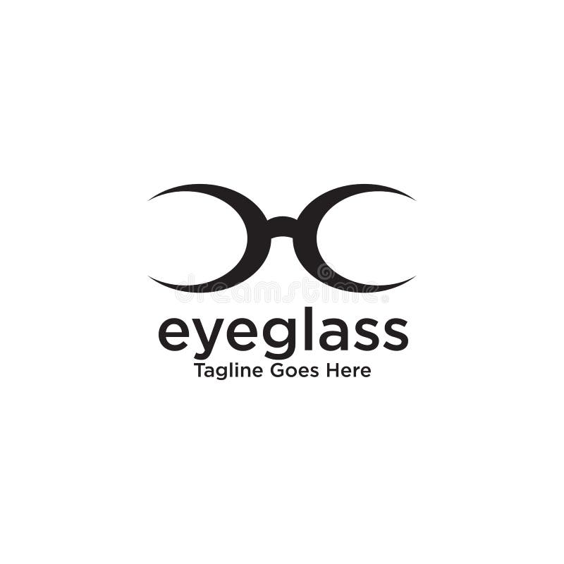 Eye Glasses Logo Design Vector Template Stock Vector - Illustration of ...