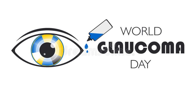World Glaucoma Day. March 12th. Medical Horizontal White Banner Stock ...