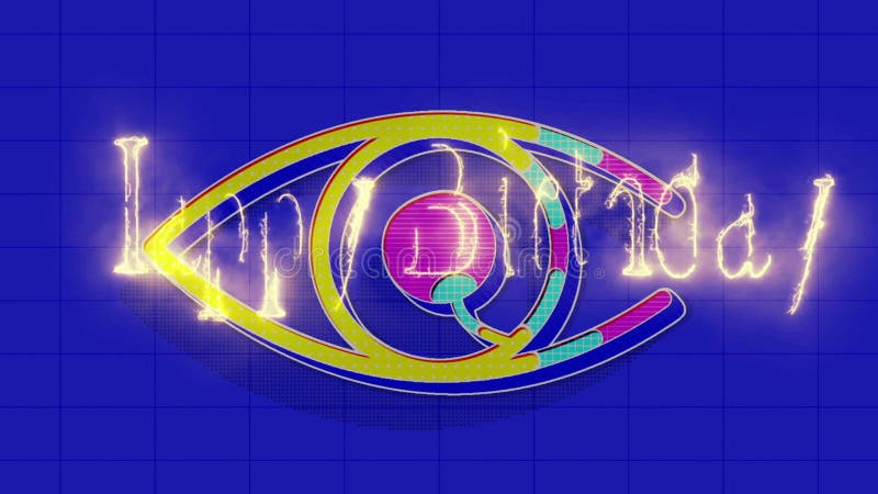 Eye Icon Artificial Intelligence Stock Footage - Video of background ...