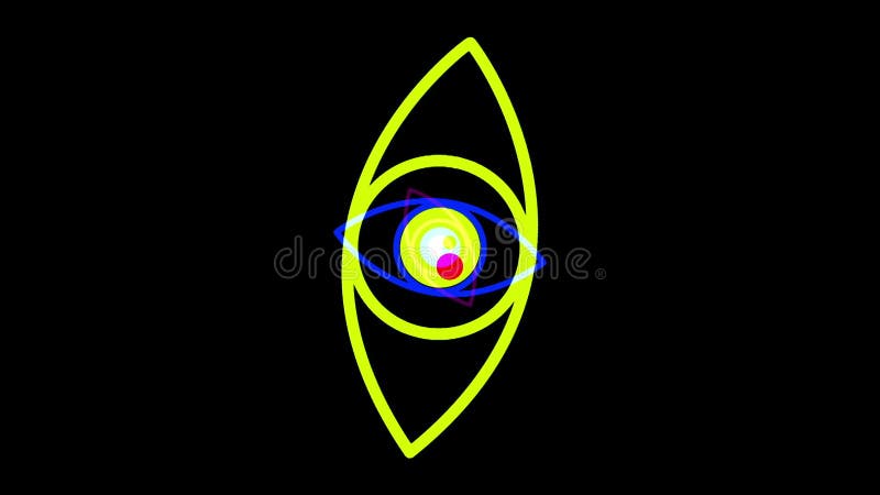 Eye Icon Artificial Intelligence Stock Video - Video of artificial ...