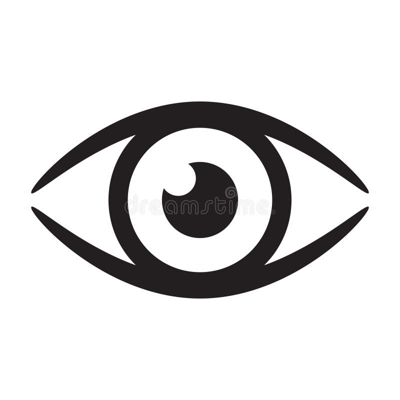Eye icon, eye ball icon stock vector. Illustration of isolated - 325118014