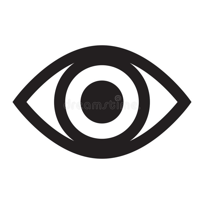 Eye icon, eyeball icon stock vector. Illustration of medicine - 329744632
