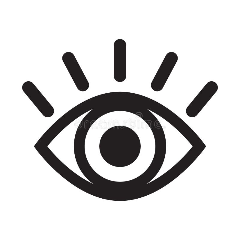 Eye icon, eyeball icon stock vector. Illustration of icon - 327617716