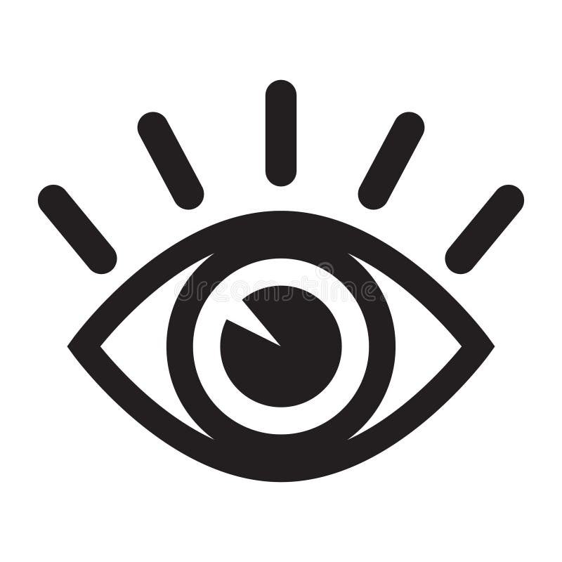 Eye icon, eyeball icon stock vector. Illustration of pictogram - 328286372