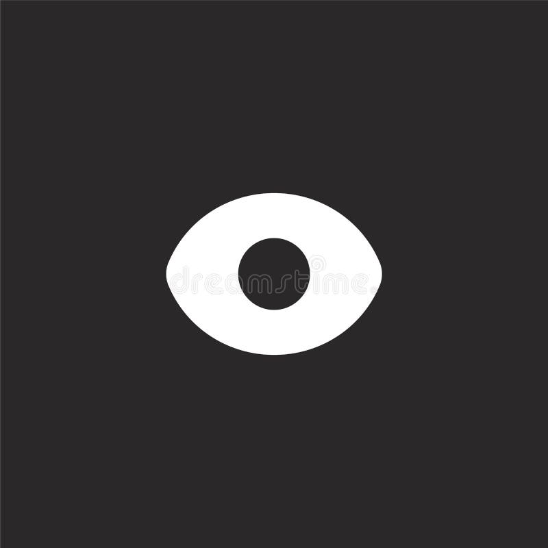 Eye Icon. Filled Eye Icon for Website Design and Mobile, App ...