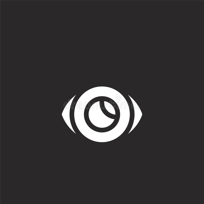 Eye Icon. Filled Eye Icon for Website Design and Mobile, App ...