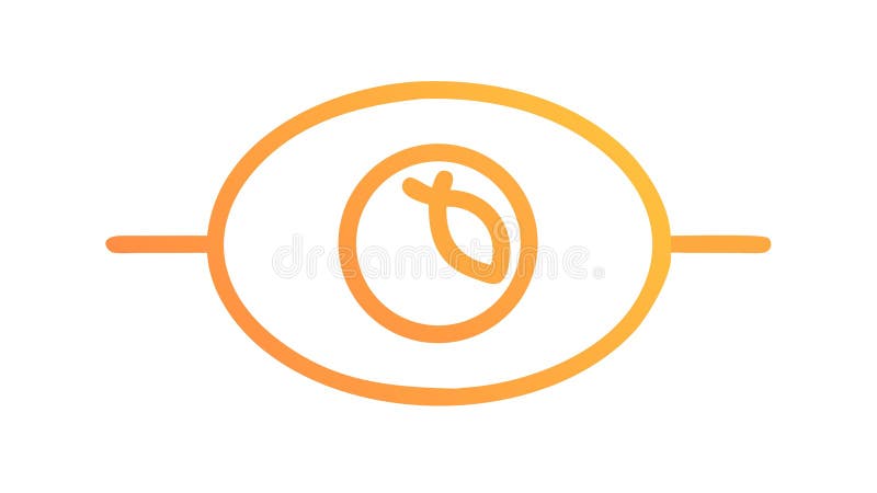 Eye Icon, Flat Design Vision Observation Symbol, Vector Design ...