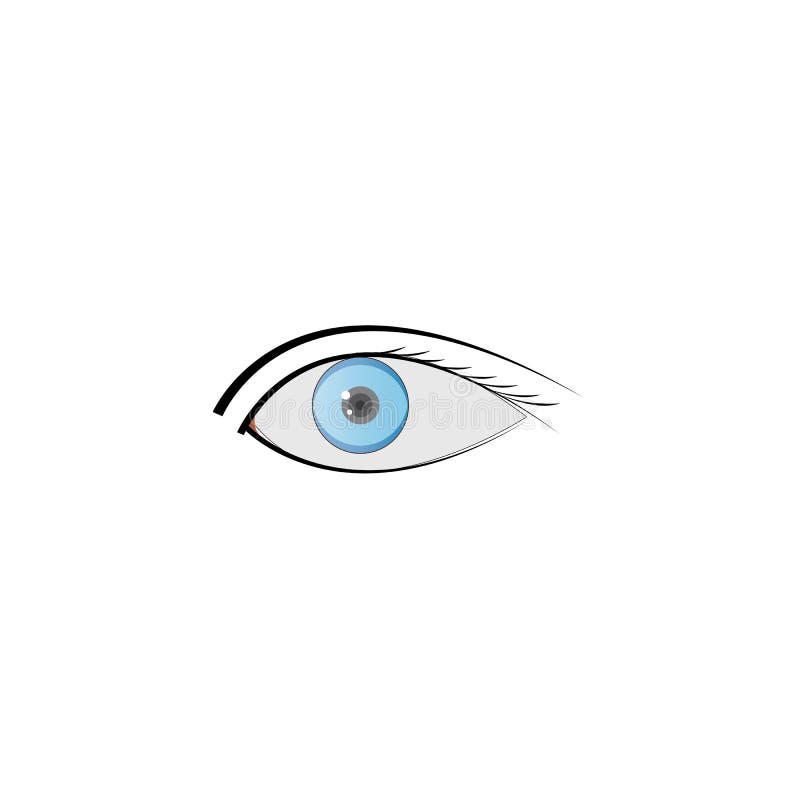 Eye icon logo vector stock illustration. Illustration of icon - 259681147