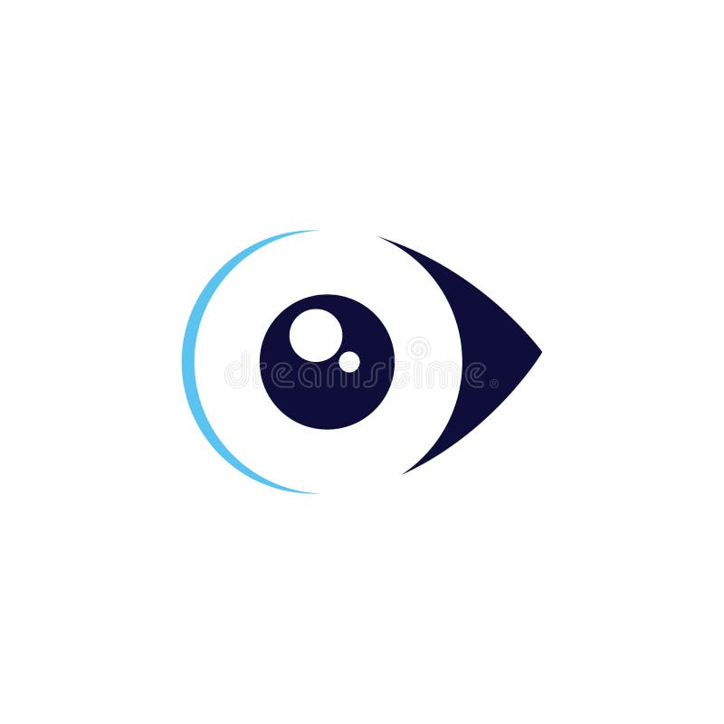 Eye Icon Logo Vector Template Stock Vector - Illustration of service ...