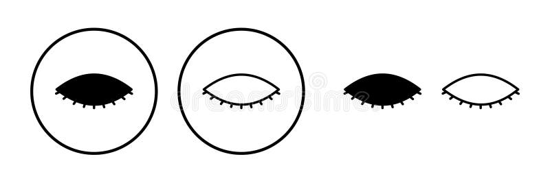Eye Icon. Look and Vision Icon Stock Vector - Illustration of iris ...