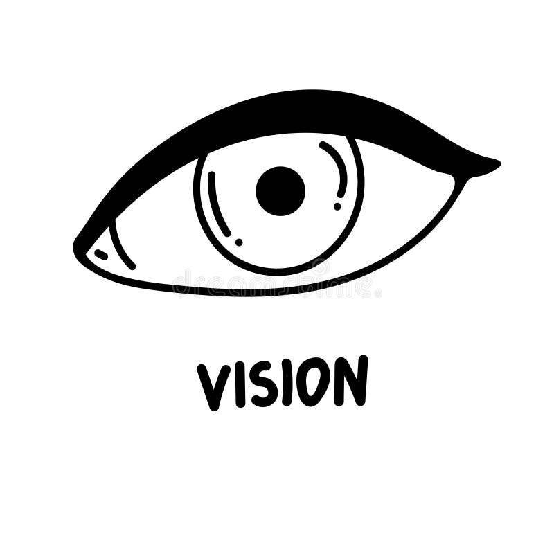 Eye Icon. Look and Vision Icon Stock Vector - Illustration of eyeball ...